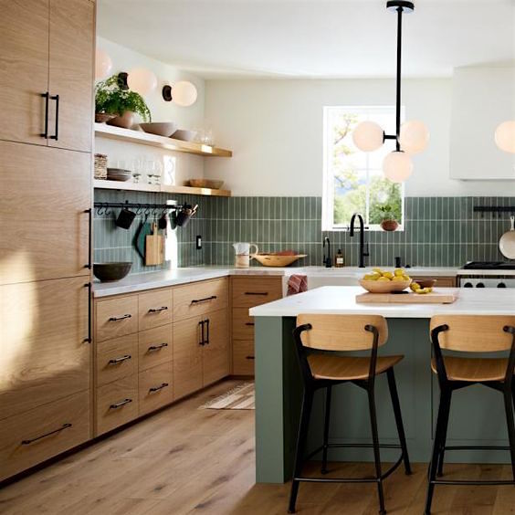 Trend Alert: Fall in Love with Fern Green Kitchen Design - JAG Kitchens